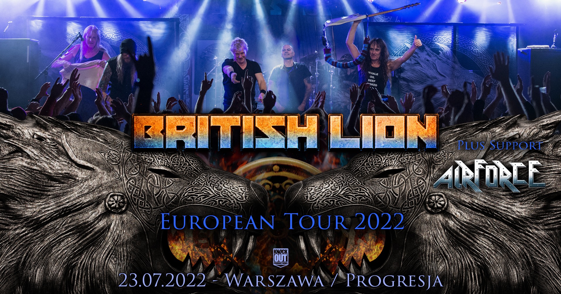 Koncert | British Lion + Airforce / 23 VII 2022 / Warszawa