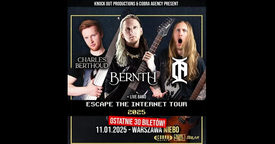 Koncert | Bernth + Charles Berthoud, Ola Englund / 11 I 2025 / Warszawa