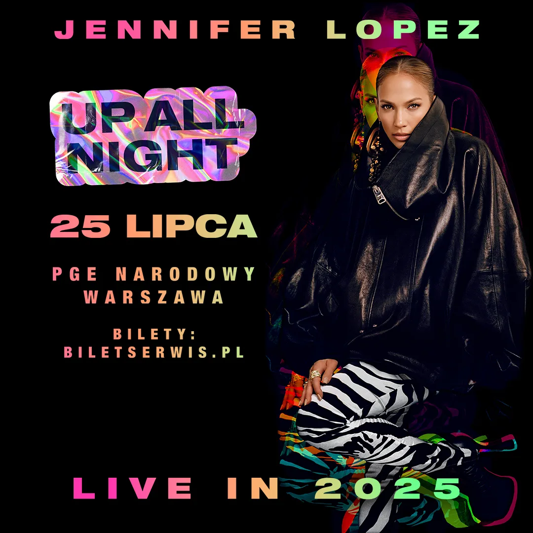 JENNIFER LOPEZ: UP ALL NIGHT LIVE IN 2025 - 25 lipca PGE Narodowy | EventPack koncerty ...
