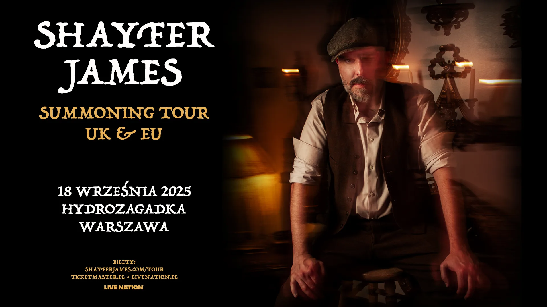 SHAYFER JAMES Summoning Tour 2025 18.09.2025 – Klub Hydrozagadka ...